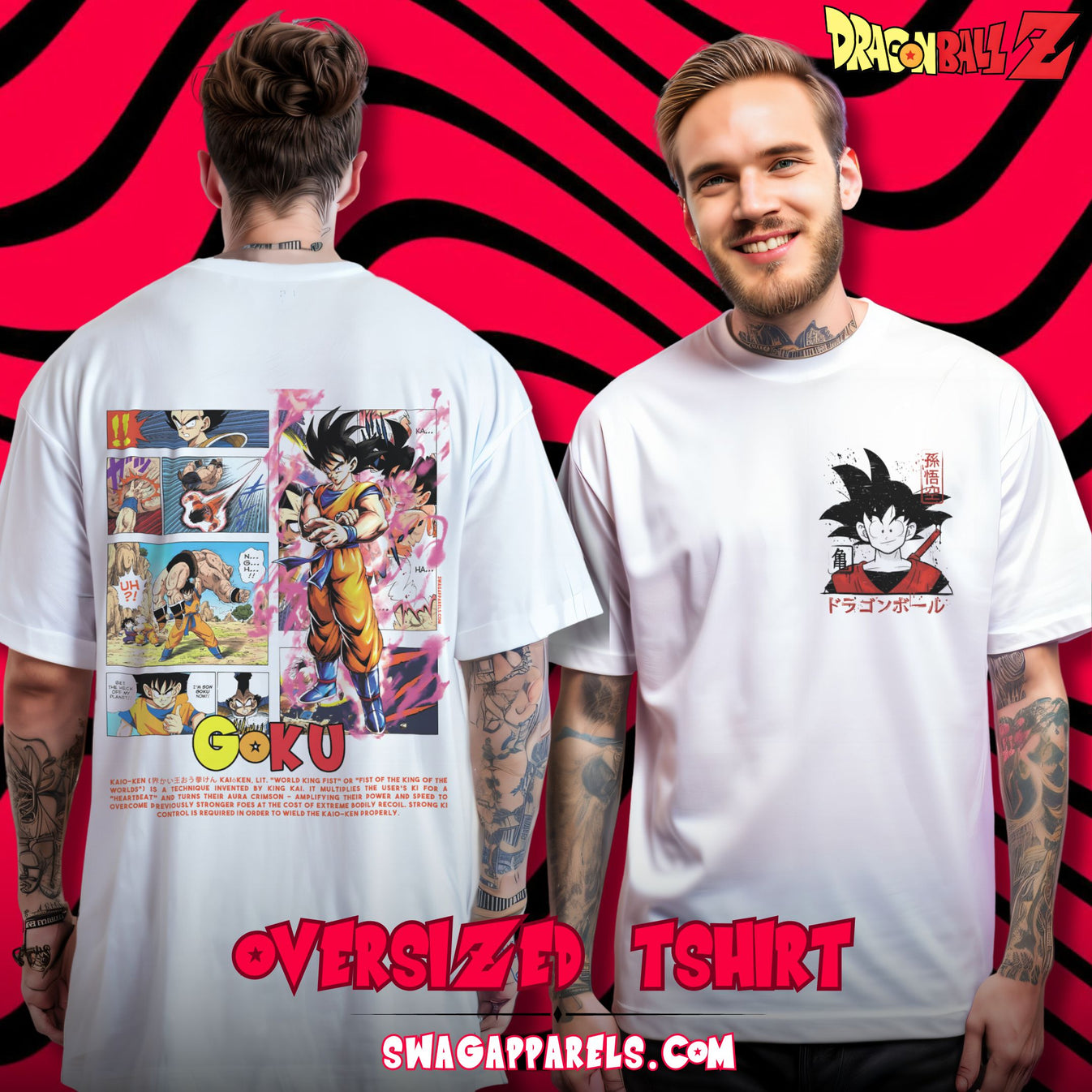 Son Goku DBZ Oversized Tshirt – Swag Apparels | Anime Swag Clothings ...
